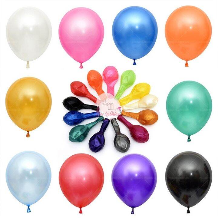 Balon Latex Metalik Glossy 10 inch | Lazada Indonesia