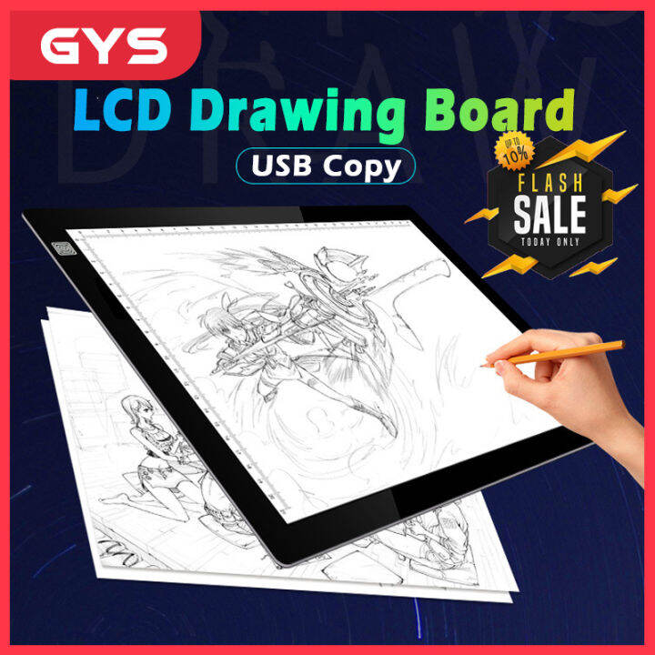 [Fast delivery] Portable A3/A4/A5 Tracing LED Copy Board Light Box Ultra-Thin Adjustable USB ...