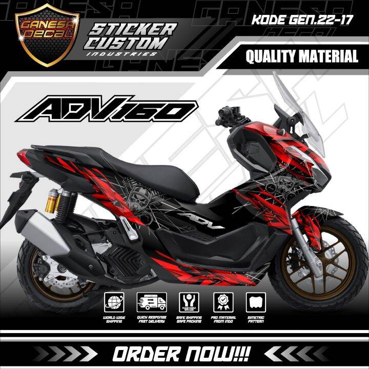 (COD) Decal Sticker Motor All New Honda ADV 160 2022 Full body - Dekal ...