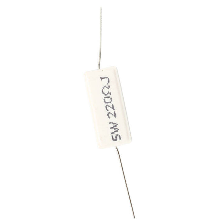 10 Pcs Axial Lead Ceramic Cement Power Resistor 220 Ohm 5W | Lazada PH