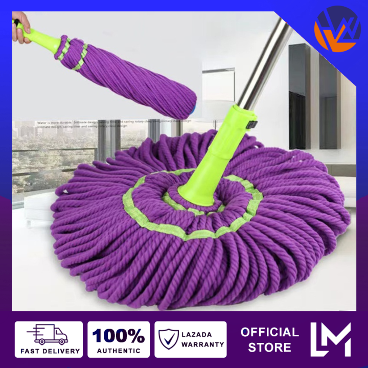 HLW Department Store Magic Mop Cleaning Tool Rotating Paint Iron Rod ...