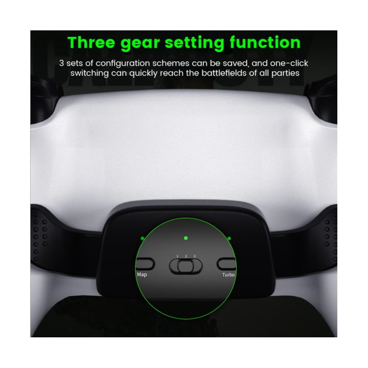 Back Button for PS5 Controller Attachment Upgrade Board Redesigned Shell Programable Rise Remap ...