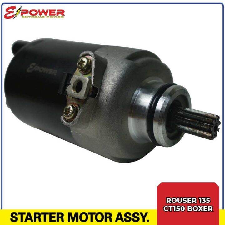 ROUSER 135/ CT150 BOXER STARTER MOTOR EBPOWER | Lazada PH