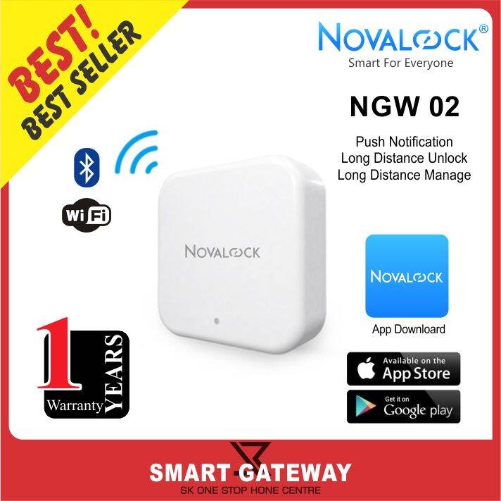 Novalock NGW 02 Gateway to Help Remotely Unlock Smart Door Lock | Lazada
