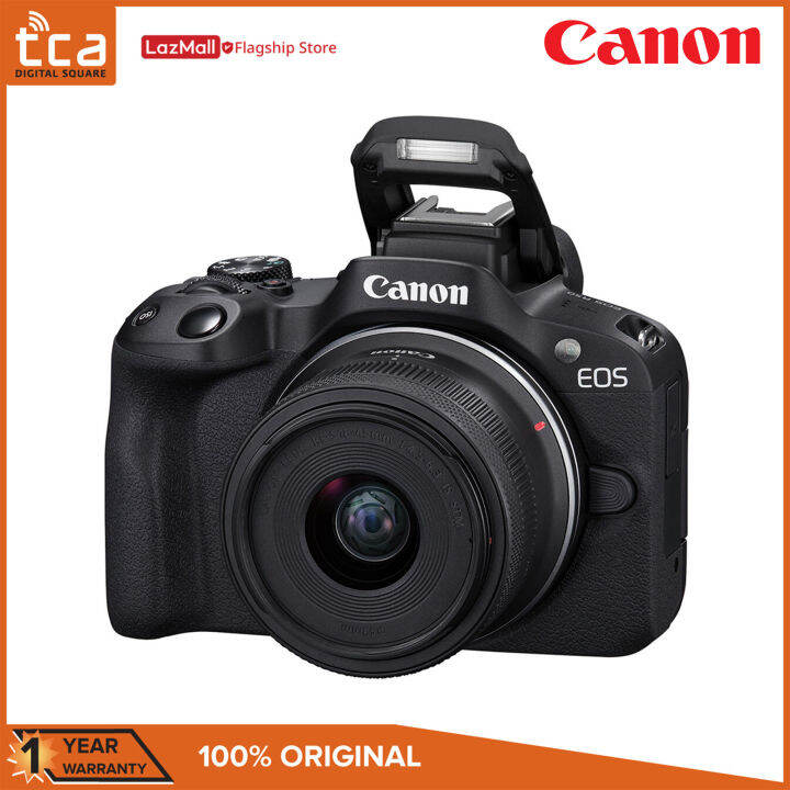 Canon EOS R50 Mirrorless Camera with 18-45mm Lens(Black) ʅ 24.2 MegaPixel ʅ 3.0" Display ...