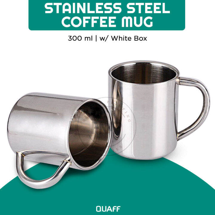 Sublimation Printable Stainless Coffee Mug 300ml with Mug Box | Lazada PH