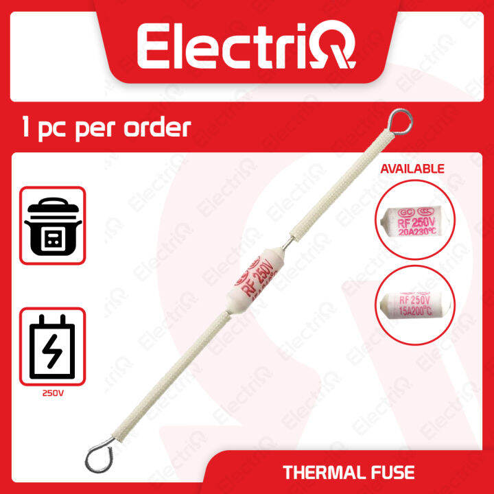 Electriq RF Thermal Fuse 250V 15A 20A Ceramic Temperature fuse for Rice ...