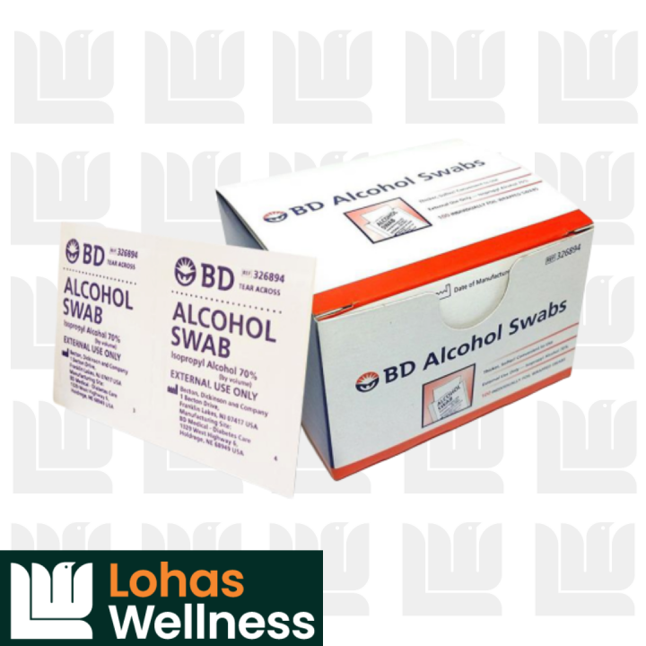 BD ALCOHOL SWAB 100'S | Lazada