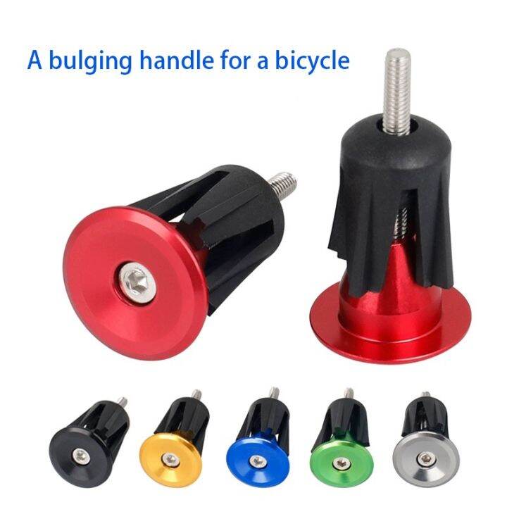 1 Pair Bike Aluminum Handle Grips Cap End Plugs MTB Handlebar Grips ...