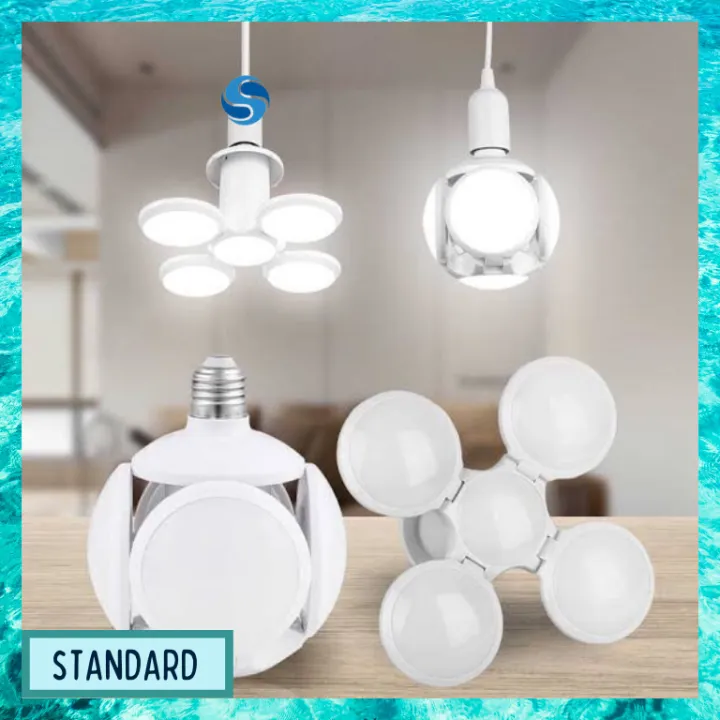 STNDRD 50W Light Bulb Foldable Football UFO Led 360 Degree E27 50W ...