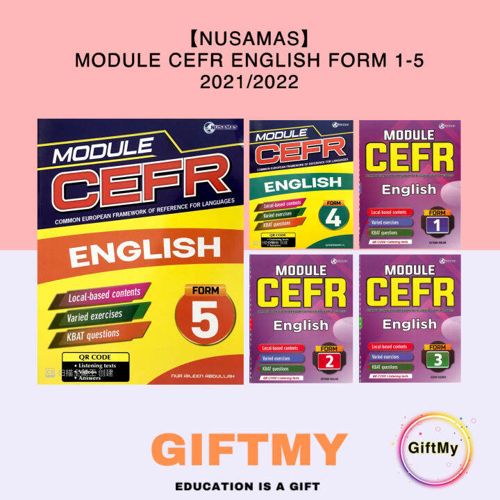 【Nusamas】Workbook : Module CEFR English Form 1/2/3/4/5 2021 / 2022 ...