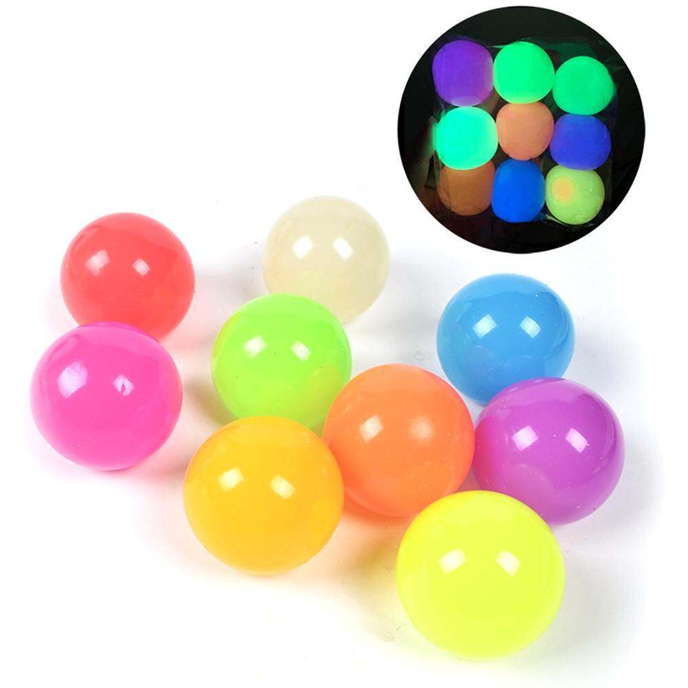 45mm Luminescent Stiky Balls Throw At Ceiling Stick Squash - Puket Stores