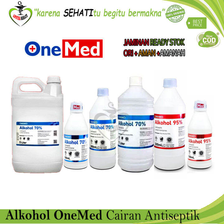 Onemed Alkohol Cairan Antiseptik Alcohol Antiseptic Disinfektan ...