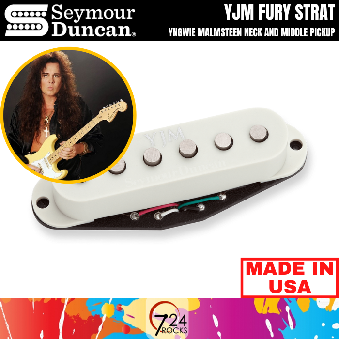 724ROCKS Seymour Duncan pickup Seymour Duncan YJM Fury Strat pickup seymour duncan stk-s10n yjm ...