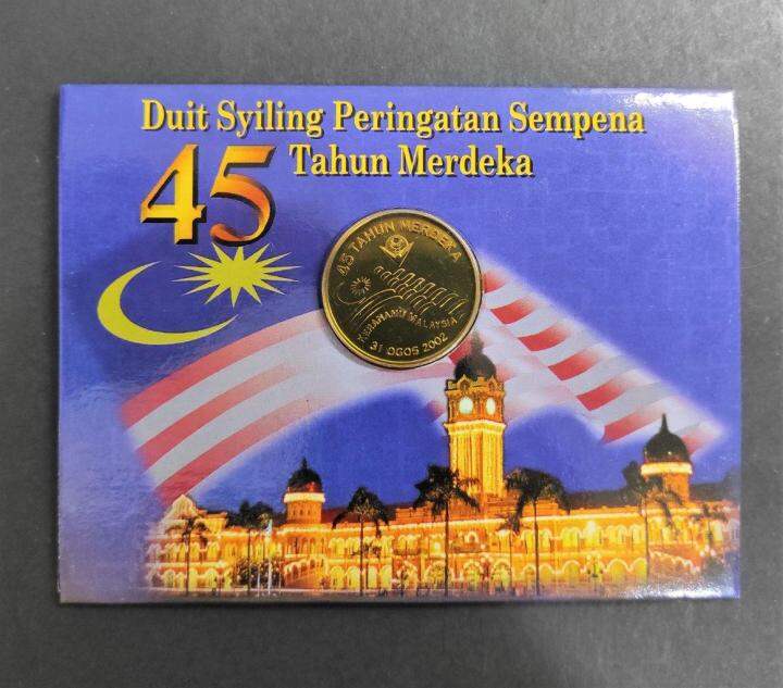 Malaysia Commemorative Coin (45th Anniversary of Merdeka) Year 2002 In ...