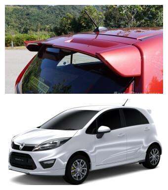 Proton Iriz OEM Spoiler - Solid White | Lazada