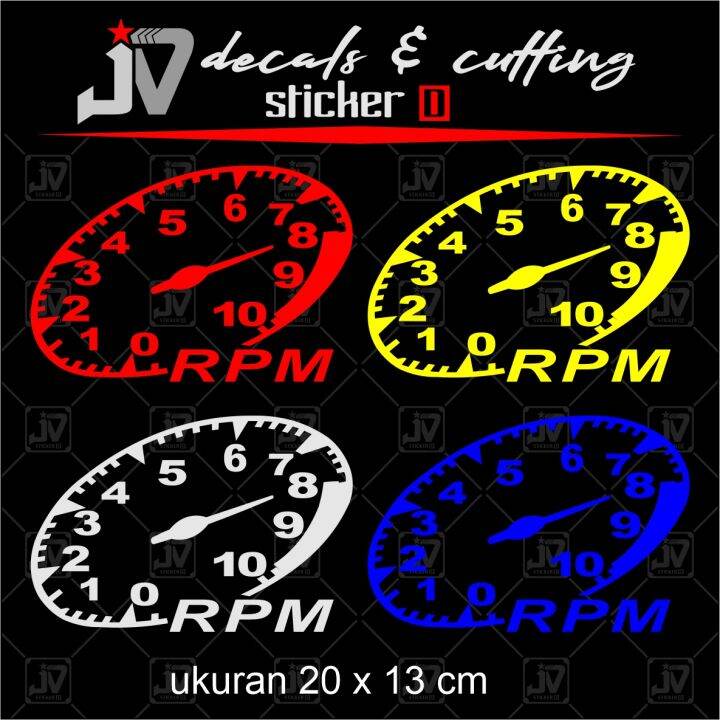 STICKER RPM CUTTING SETIKER MURAH VIRAL | Lazada Indonesia