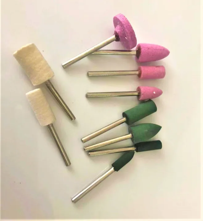 CYLINDER ABRASIVE MOUNTED STONE ROTARY TOOL GRINDING HEAD POLISHING ...