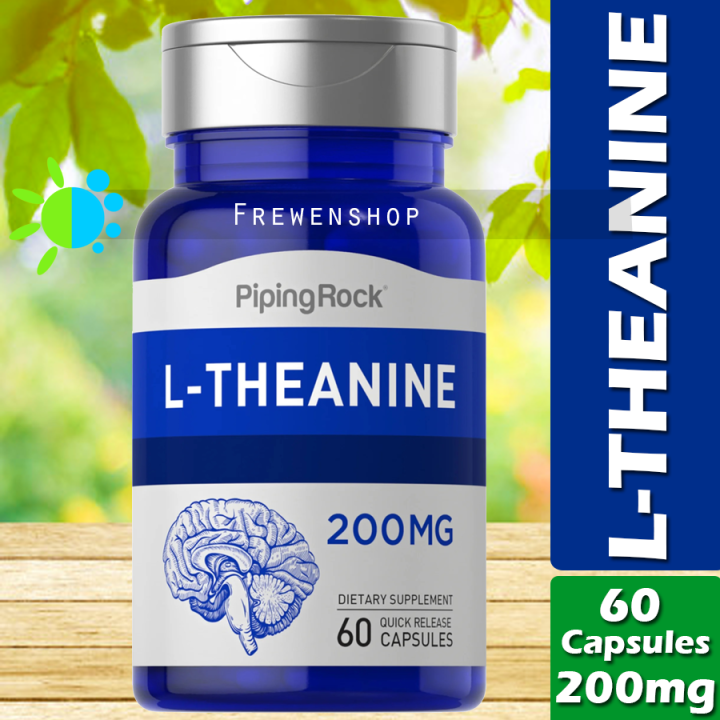 L THEANINE 200mg x 60 Capsule L-Theanine Helps Improve Mental Function ...