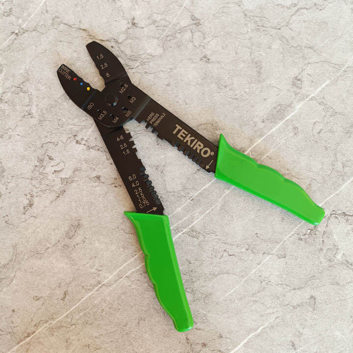 Tang Kupas Kabel Tekiro 9 Inch Tang Crimping Tool Tang Scun Skun ...