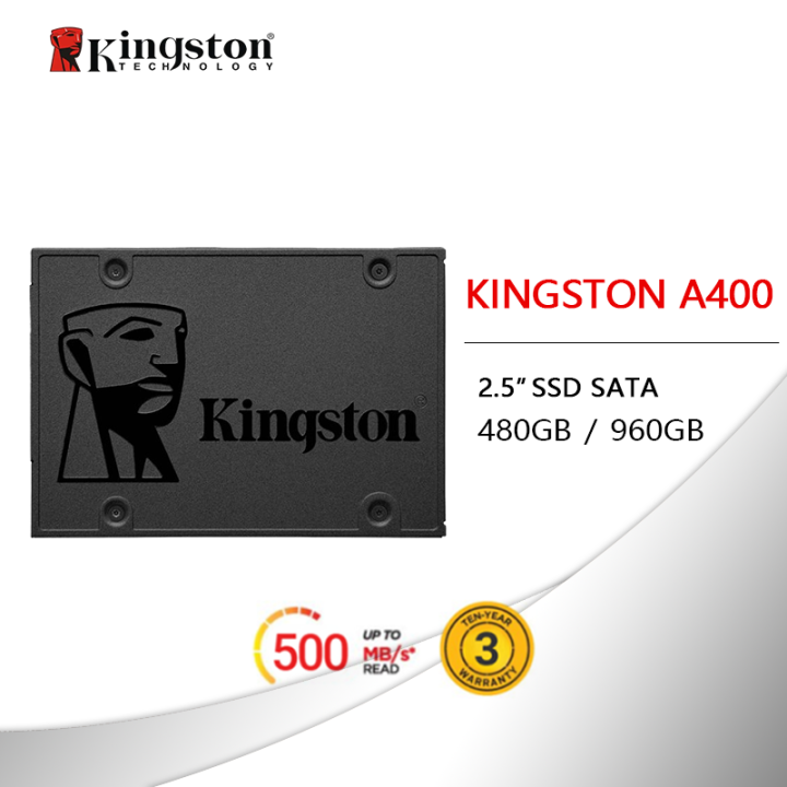 Kingston A400 480GB/960GB 2.5" SATA 3 SSD Solid State Drive (SA400S37/480G/960GB) | Lazada PH