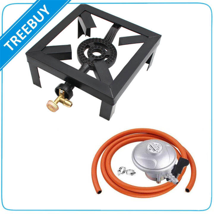 8KW Gas Boiling Ring Cast Iron Burner Large LPG Stove Outdoor Cooker ...