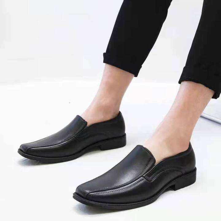 kids black shoes #608 school shoes for boys (Rubber-weighty) | Lazada PH