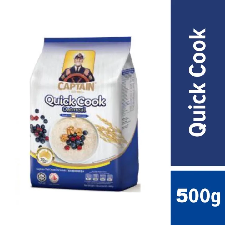 Captain Quick Cook Oatmeal 500g | Lazada