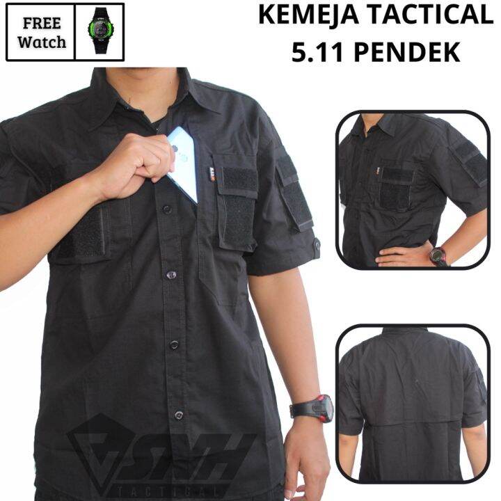 TOP☆ [ฟรี Jam Tangan] Tactical 511 เสื้อเชิ้ตแขนสั้น ของแท้ PDL เสื้อเชิ้ตกลางแจ้ง เสื้อเชิ้ต ...