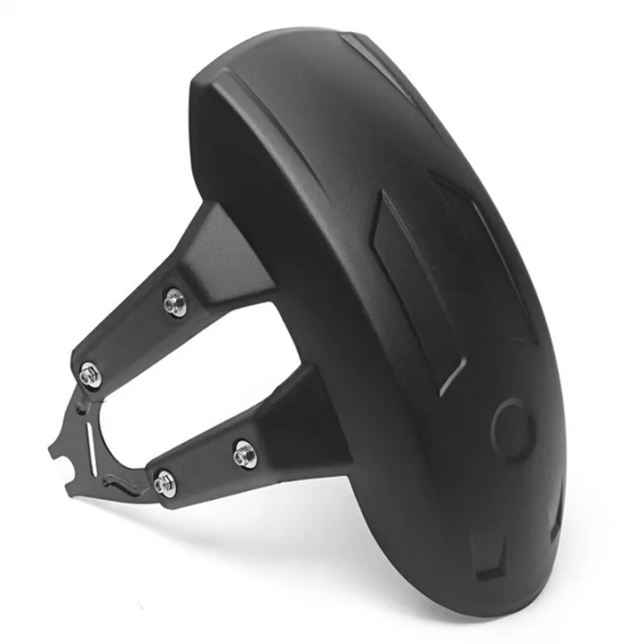 Universal Splash Guard Mudguard With Bracket Black Plastic Motorcycle ...