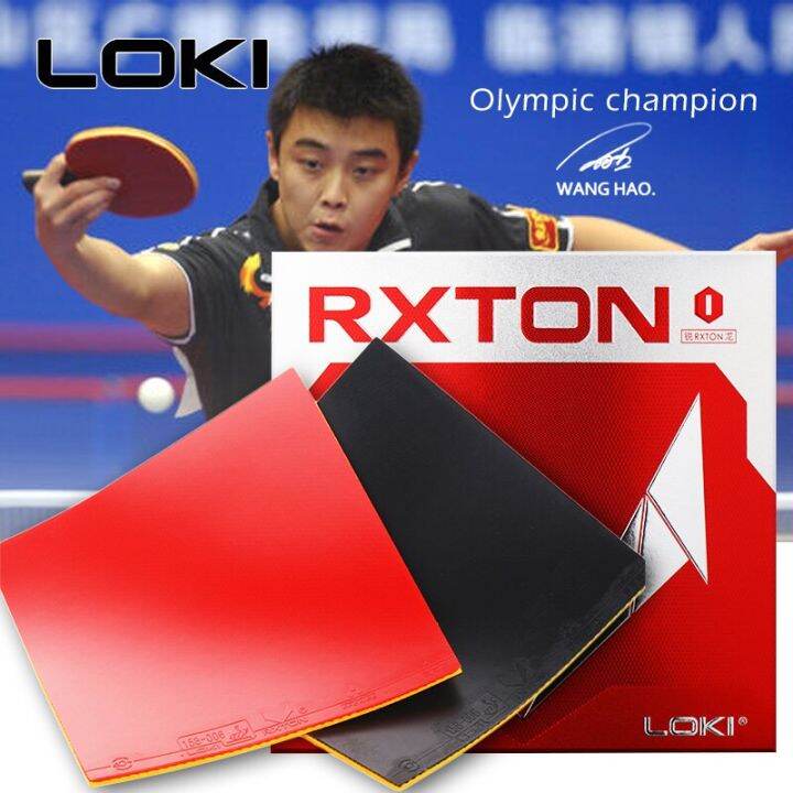 Loki RXTON 1 Table Tennis Rubber ITTF Approved Sticky Ping Pong Rubber with Hard Cake Sponge for ...