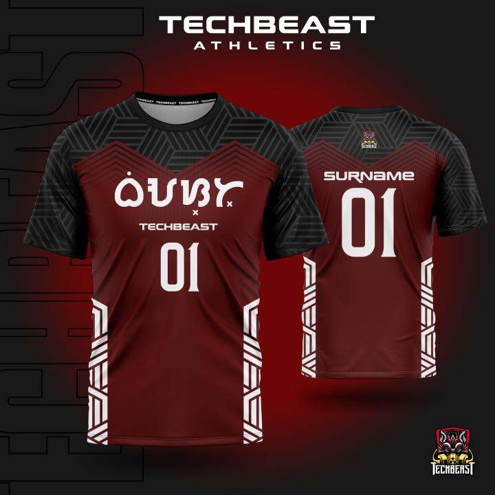 Baybayin T-shirt Full Sublimation Jersey Techbeast ( CUSTOM NAME + NUMBER ) | Lazada PH