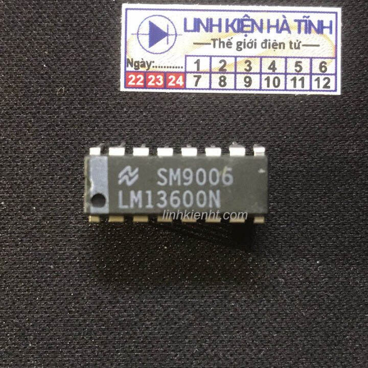 IC khuếch đại opam kép LM13600AN LM13600N LM13600 tương đương JRC13600D ...