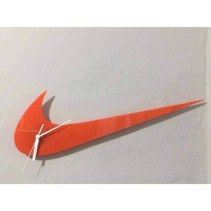 Nike Swoosh Wall Clock with Free Battery and Adhesive for WallGiX ...