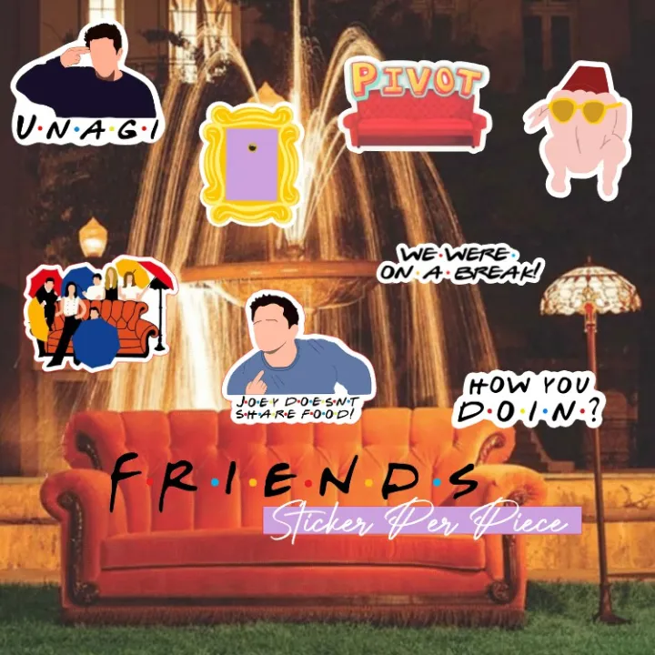 FRIENDS Vinyl Sticker [1 PIECE] | Lazada PH
