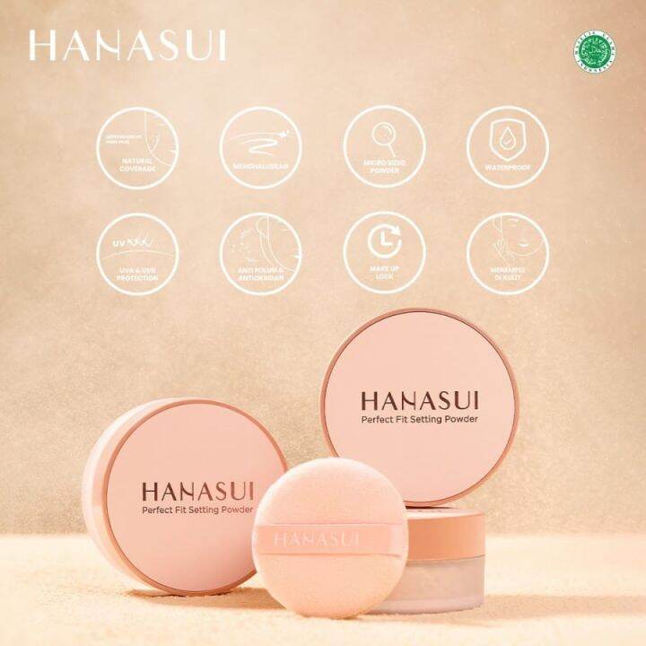 HANASUI Perfect Fit Setting Powder | Loose Powder | Bedak Tabur ...