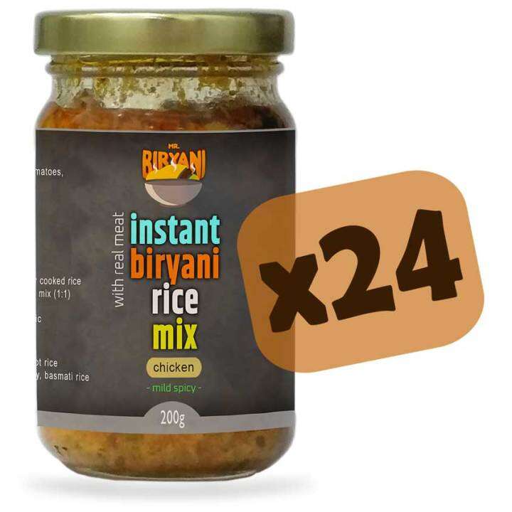 Mr. Biryani / Instant Biryani Rice Mix 200g / Chicken / Set of 24 ...