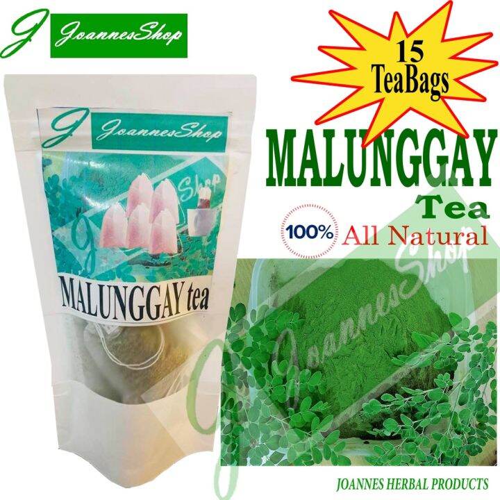 MALUNGGAY TEA (MORINGA) NATURALLY PURE | Lazada PH