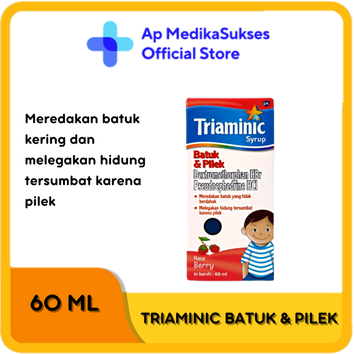 Triaminic Batuk dan Pilek 60 ml | Lazada Indonesia