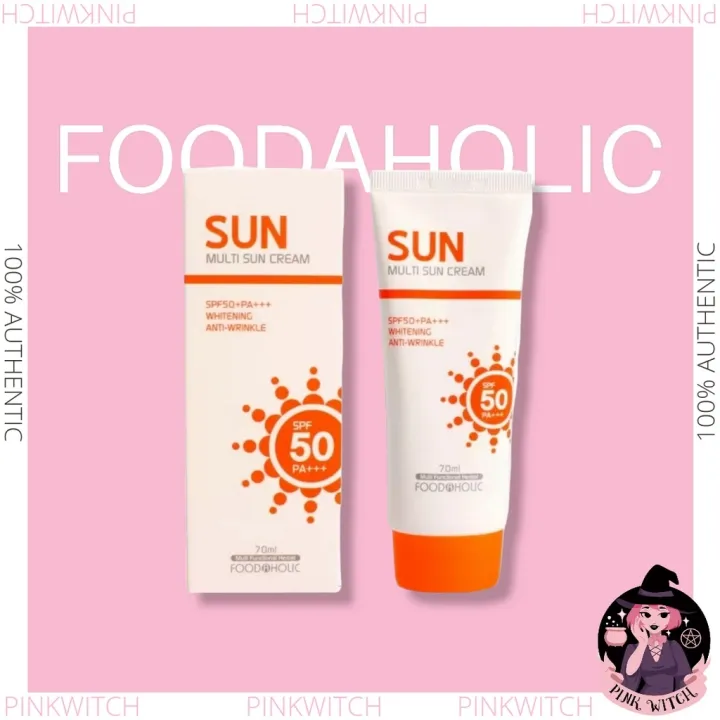 Foodaholic Multi Sun Cream SPF 50 PA Sunblock 70ml | Lazada PH