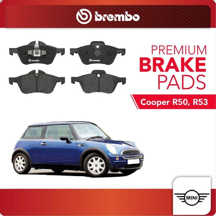 BREMBO Front Brake Pads (1 set) - Mini One, Cooper'03 R50, R53 | Lazada