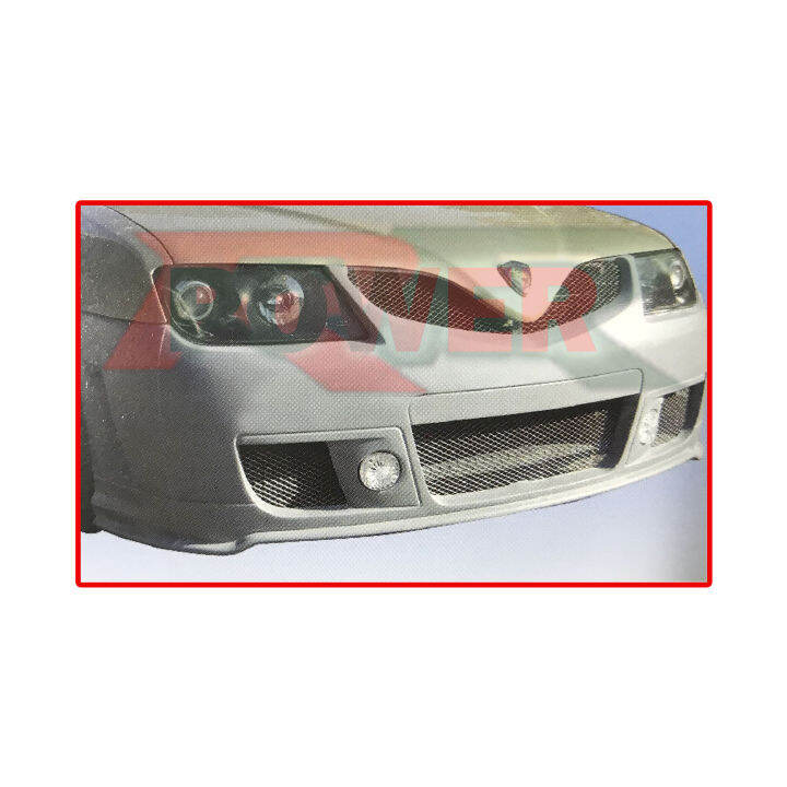 Proton Waja (2000-2011) R-3 Style Front Bumper With Lamp Polyurethane ...