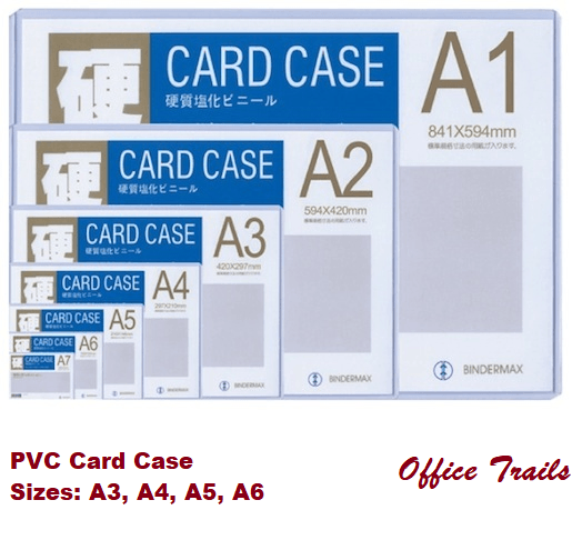 PVC Card Case 400Microns A7, A6, A5, A4, A3 Sold Per Piece | Lazada PH