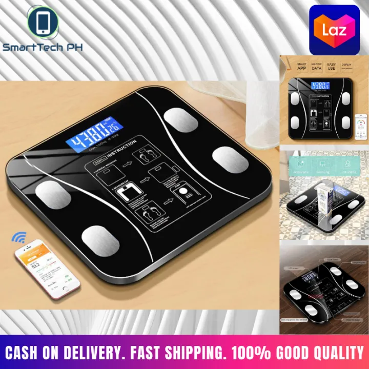 SmartTech PH Body Composition Analyzer With Smartphone App Bluetooth Smart Wireless Digital ...