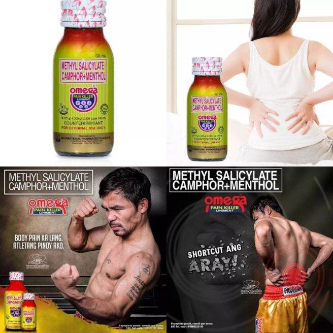 Omega Pain Killer (Liniment) 60ml/ 1 med. bottle. | Lazada PH