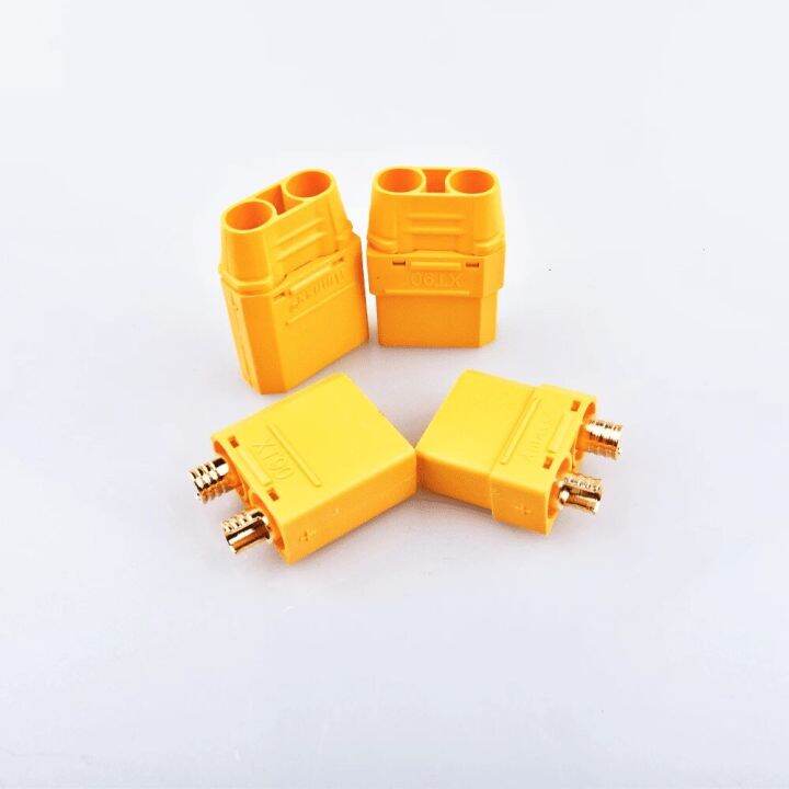 Amass XT90 1 คู่แบบมีฝาปิด ( connector terminalXT90 ,90A Male & Female ...