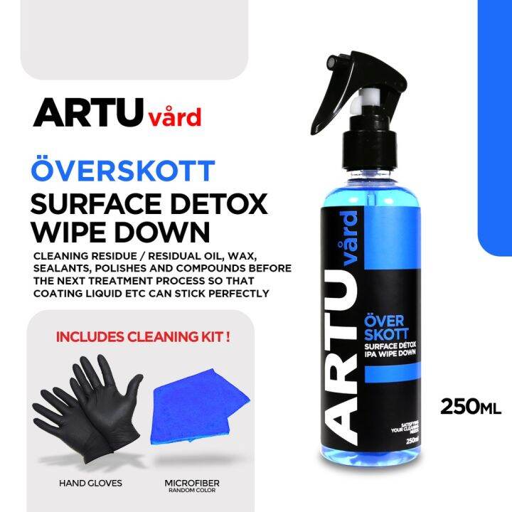 ARTU Vard OVERSKOTT Surface Detox IPA Wipe Down 250ml | Lazada PH