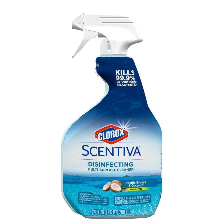 Clorox Scentiva Disinfecting Multi Surface Spray Pacific Breeze ...