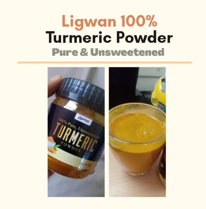 Ligwan 100% Pure and Unsweetened Turmeric Powder 150g | Lazada PH