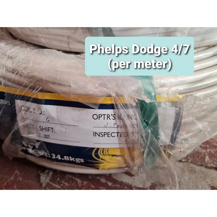 Phelps Dodge THHN Stranded Wire 4/7 (22mm2)Authentic per meter | Lazada PH